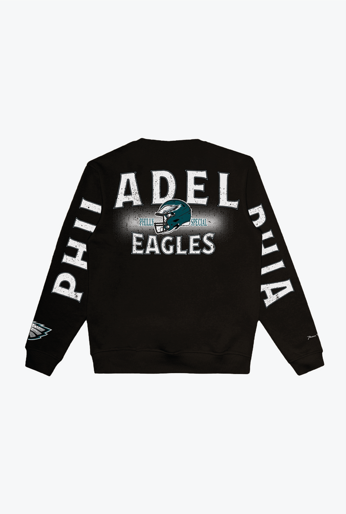 Philadelphia Eagles Vintage Embroidered Crewneck - Sage