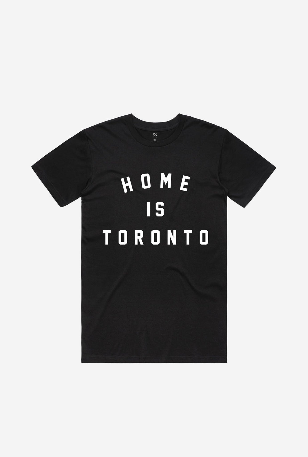 Home is Toronto Varsity T-Shirt - Black